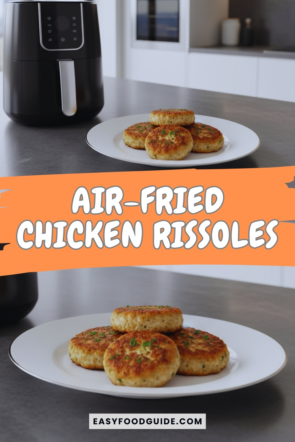 Air-Fried Chicken Rissoles Recipe - Easy Food Guide