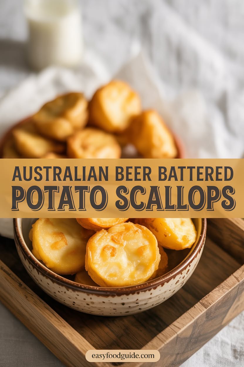Easy Beer Battered Potato Scallops Recipe - Easy Food Guide