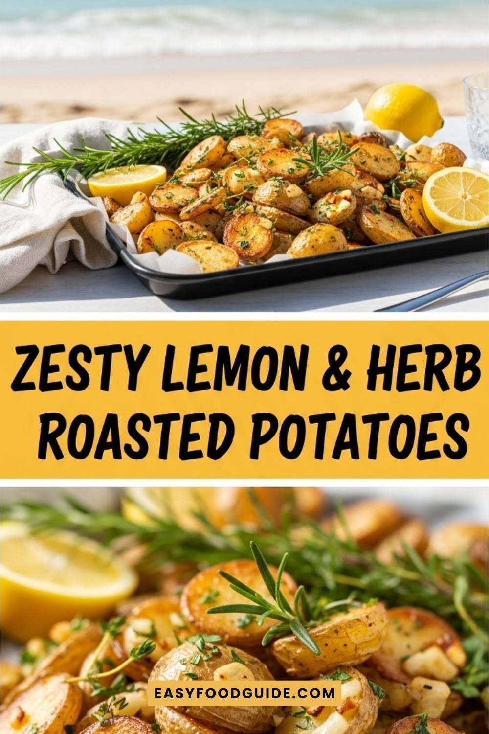 Zesty Lemon & Herb Roasted Potatoes - Easy Food Guide