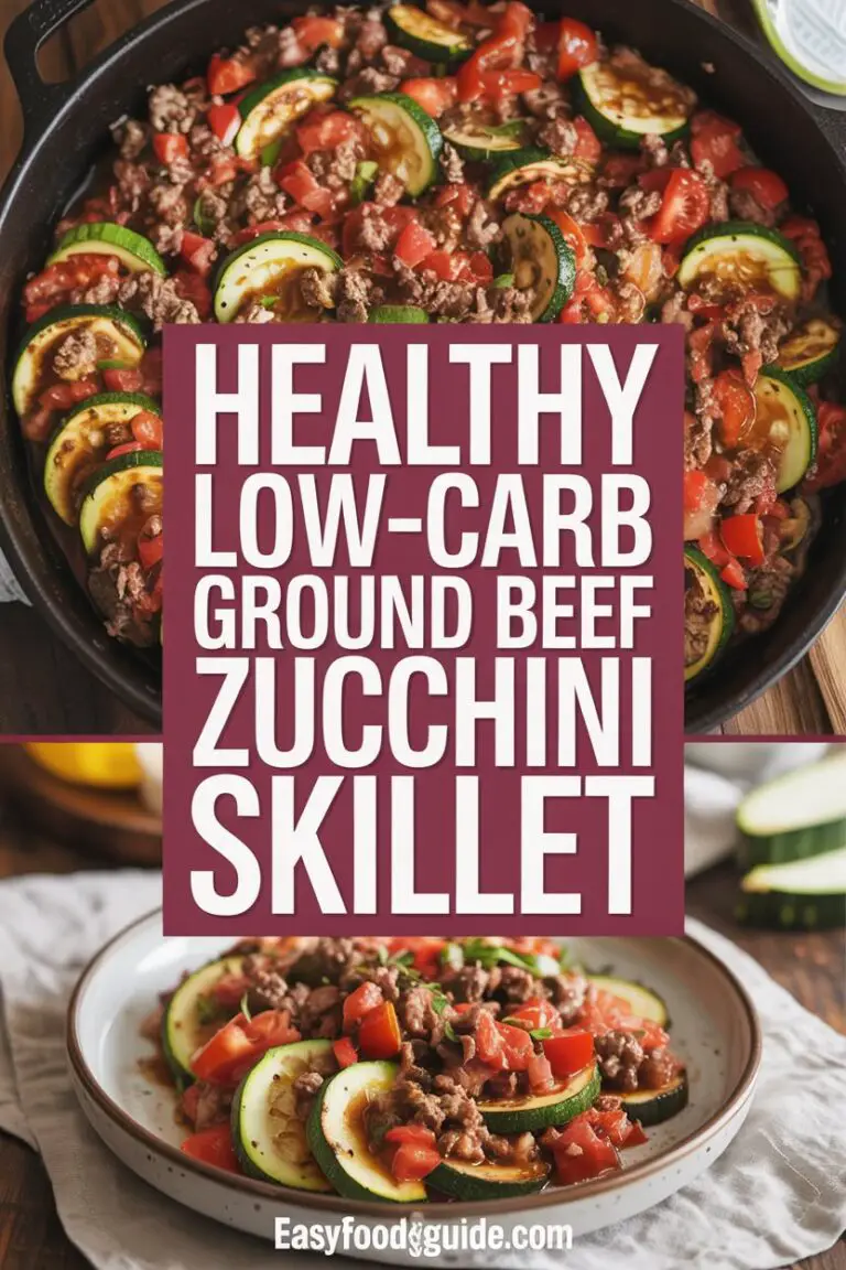 Ground Beef Zucchini Skillet Recipe - Easy Food Guide