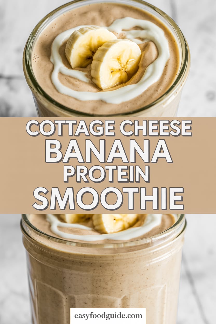 Cottage Cheese Banana Protein Smoothie - Easy Food Guide