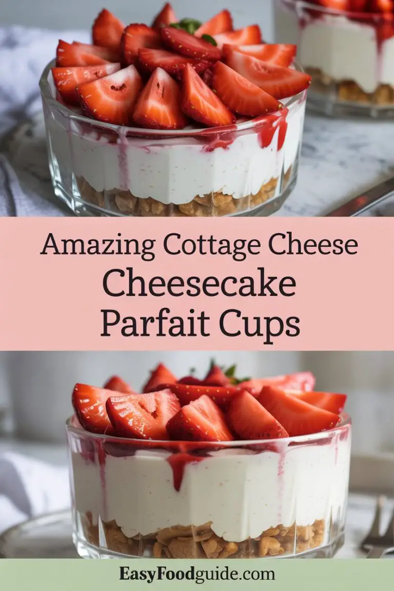 Cottage Cheese Cheesecake Parfait Cups - Easy Food Guide