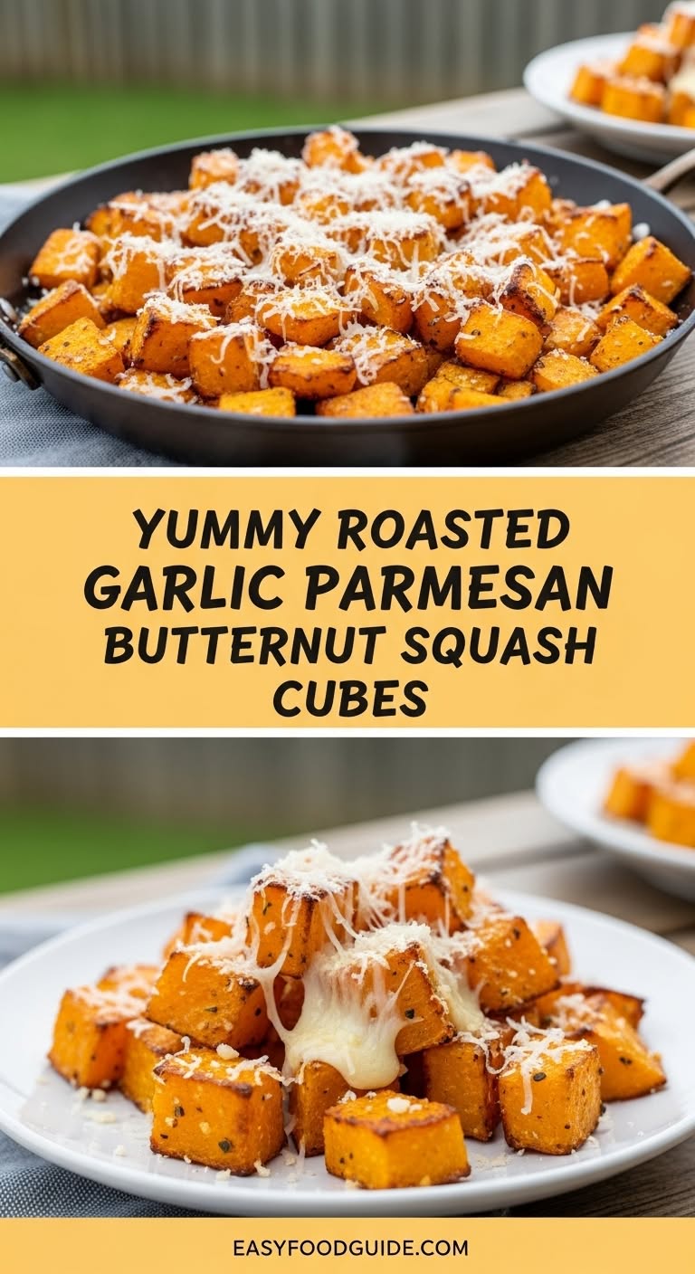 Parmesan Roasted Butternut Squash Cubes - Easy Food Guide
