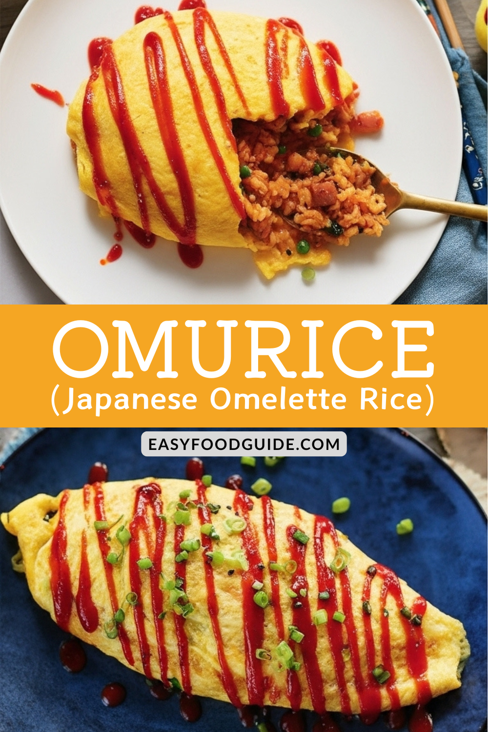 Omurice (Japanese Omelette Rice) Recipe - Easy Food Guide
