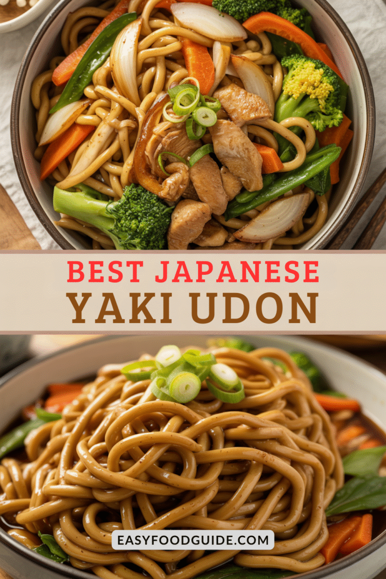 Best Japanese Yaki Udon Recipe - Easy Food Guide