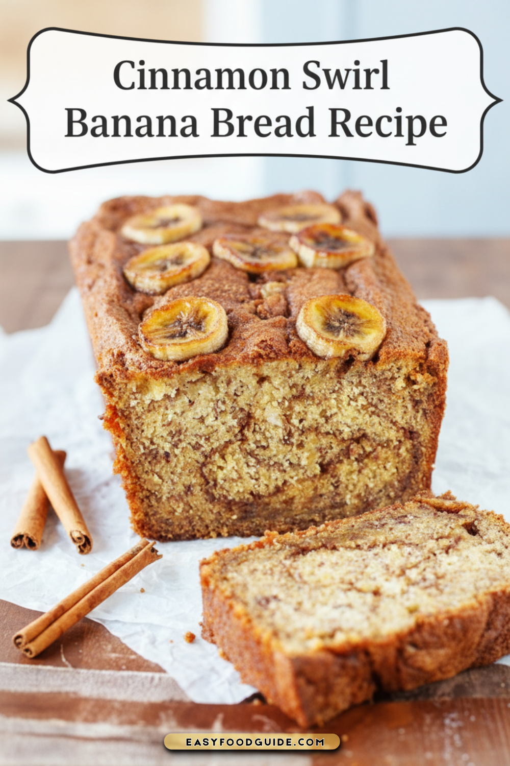 Cinnamon Swirl Banana Bread Recipe - Easy Food Guide