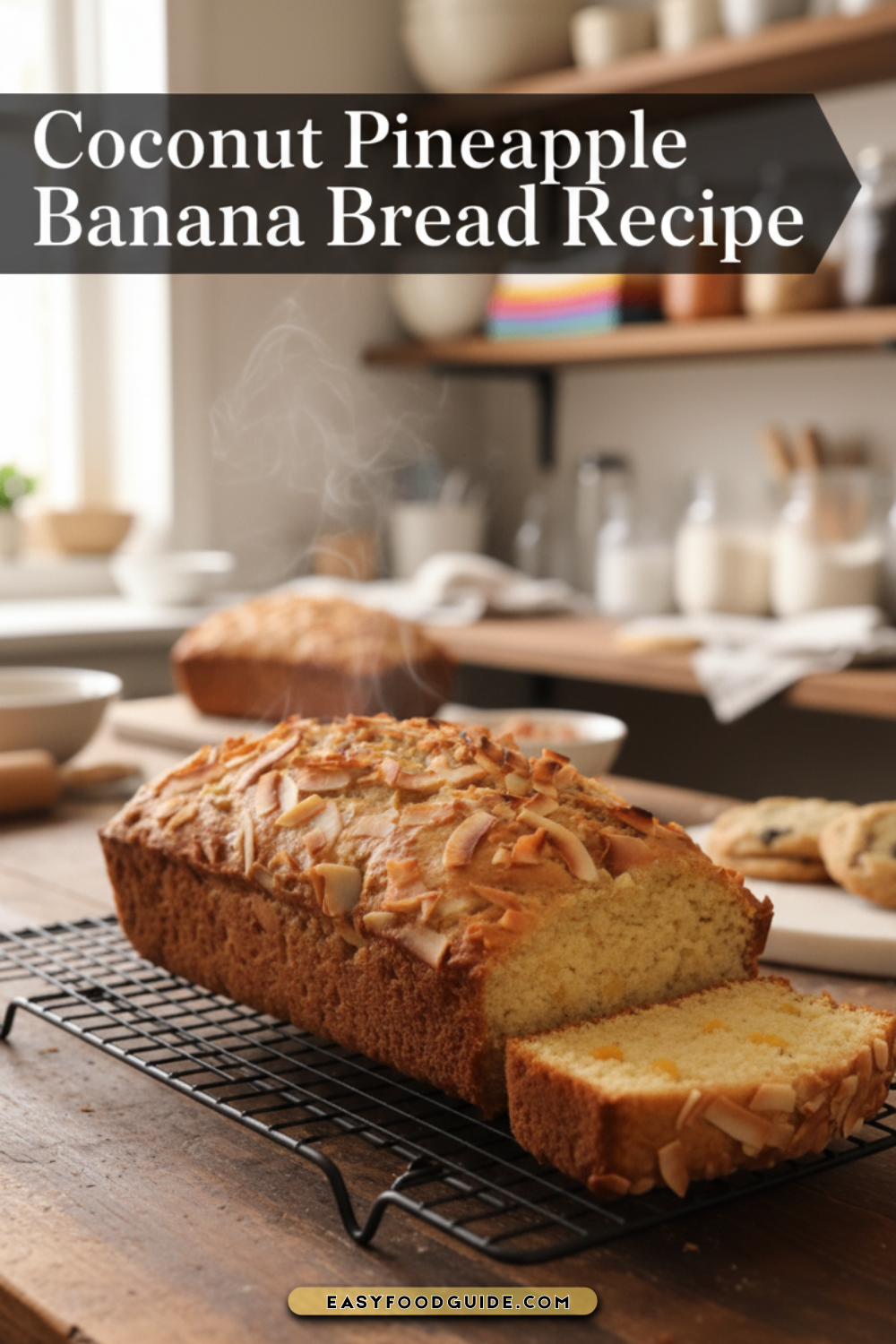Tropical Coconut Pineapple Banana Bread - Easy Food Guide