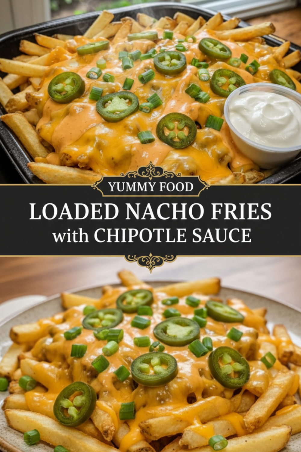 Loaded Nacho Fries with Chipotle Sauce - Easy Food Guide