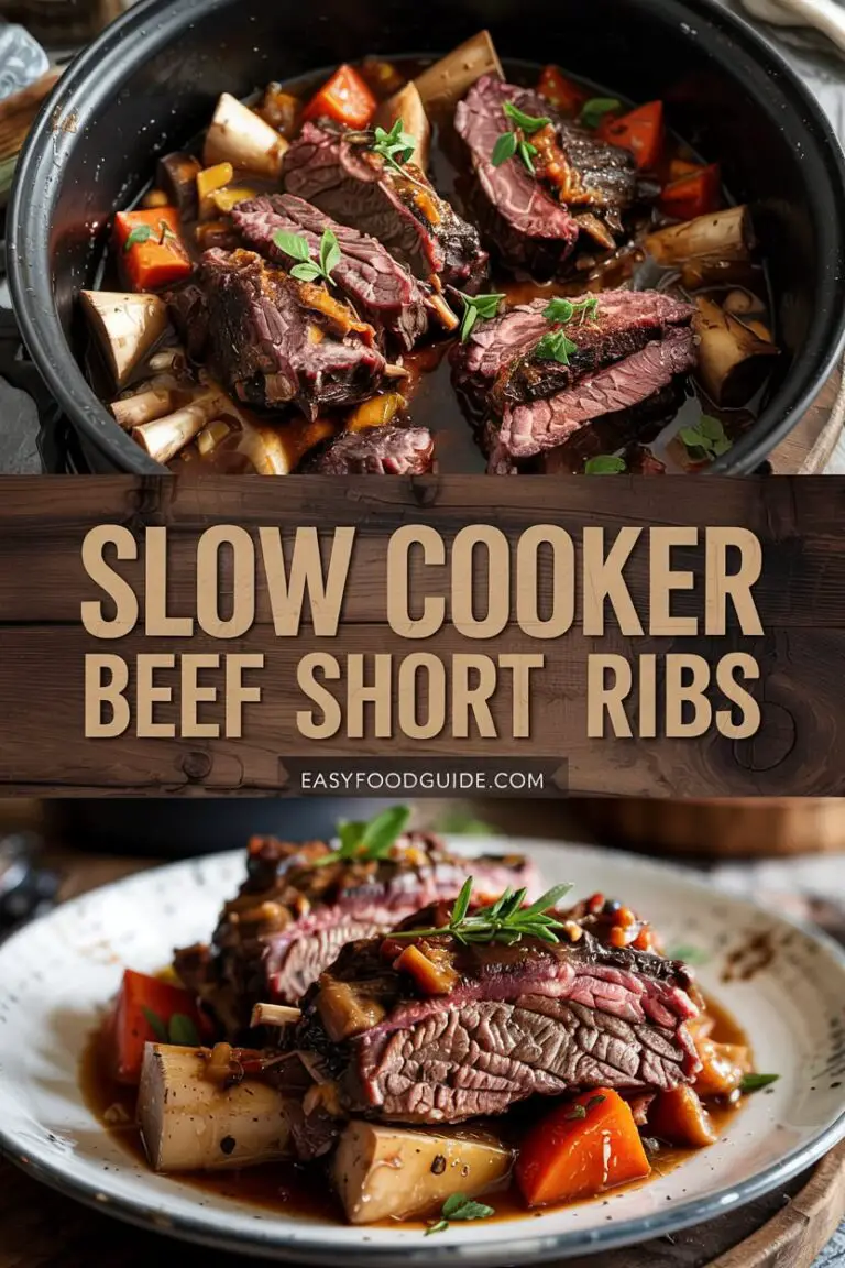 Slow Cooker Beef Short Ribs Recipe - Easy Food Guide