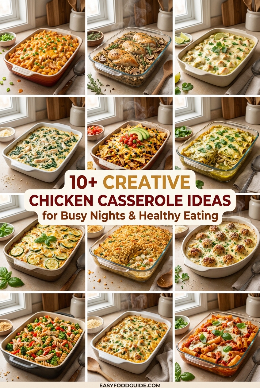 10+ Creative Chicken Casserole Ideas - Easy Food Guide