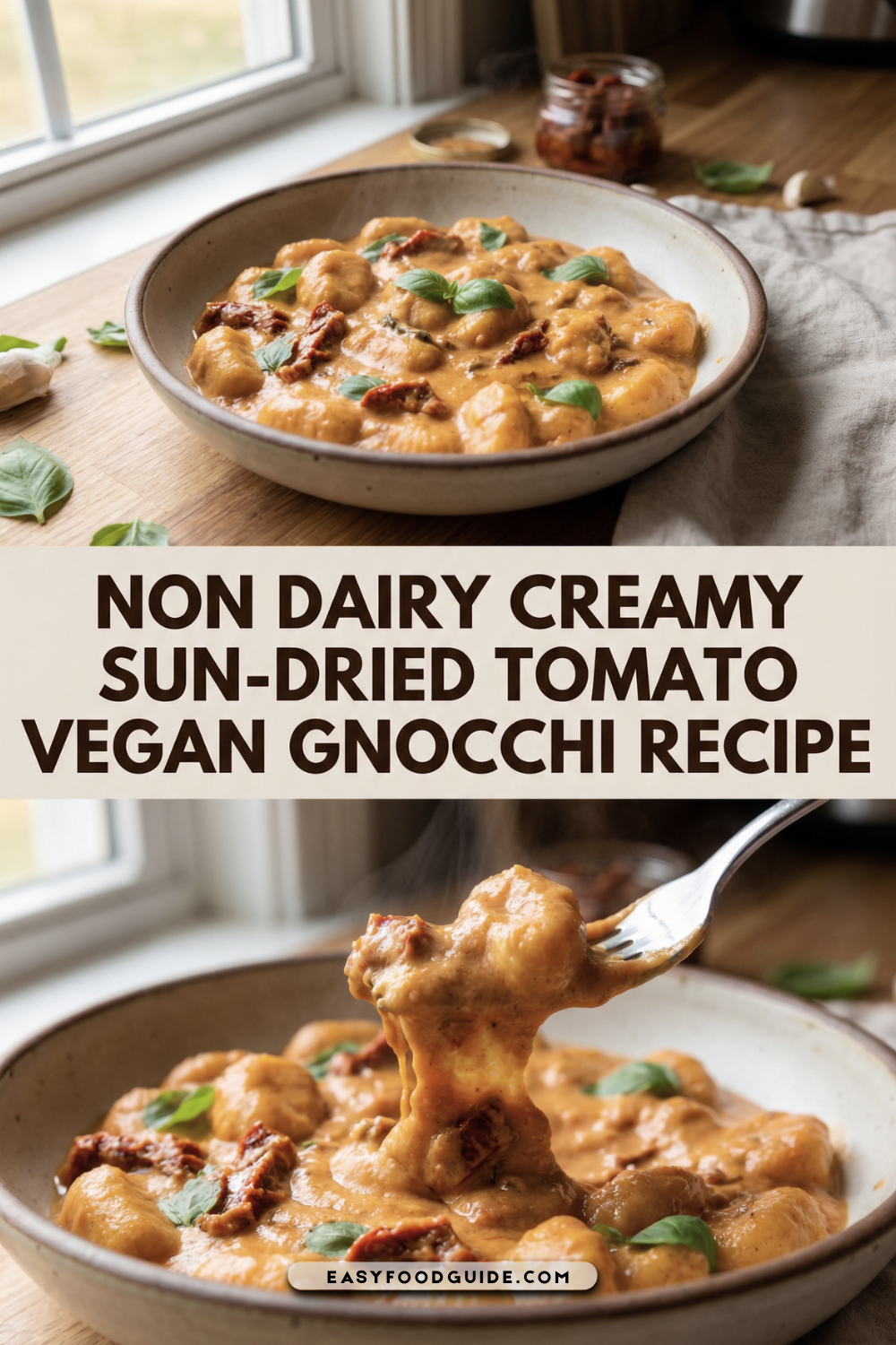 Non Dairy Sun-Dried Tomato Vegan Gnocchi - Easy Food Guide
