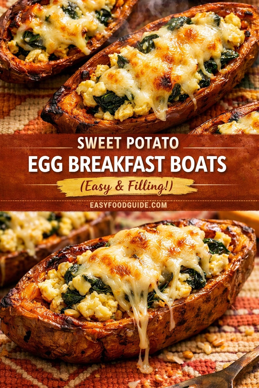 Sweet Potato and Egg Breakfast Boats - Easy Food Guide