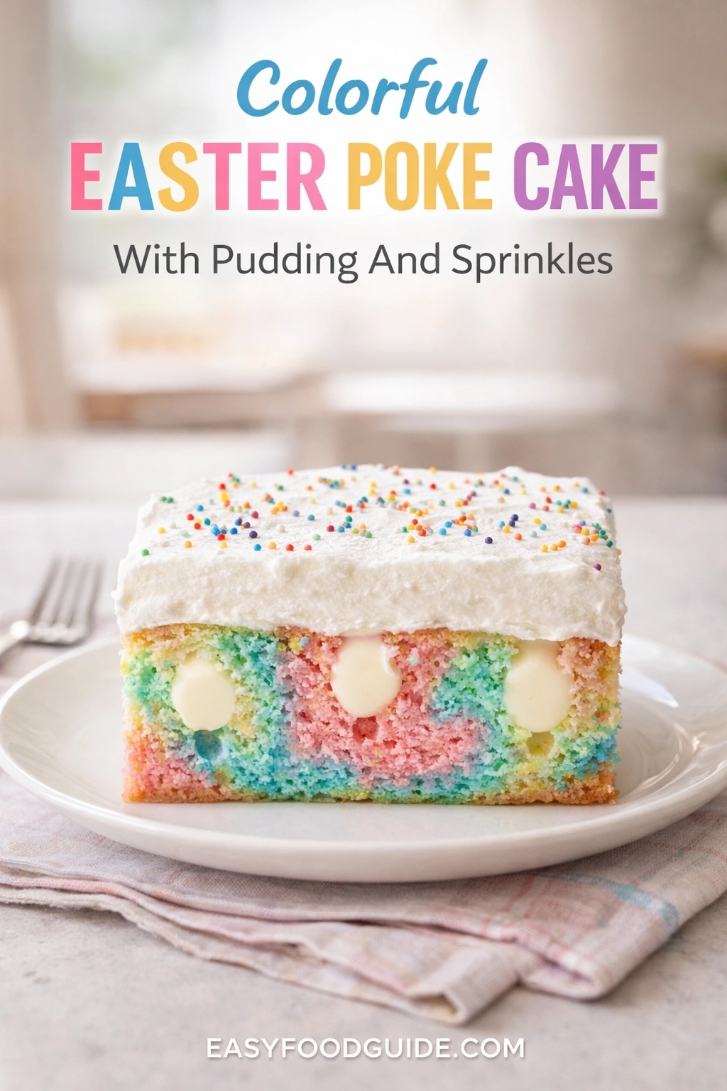 Easter Poke Cake – Best Easter Dessert - Easy Food Guide