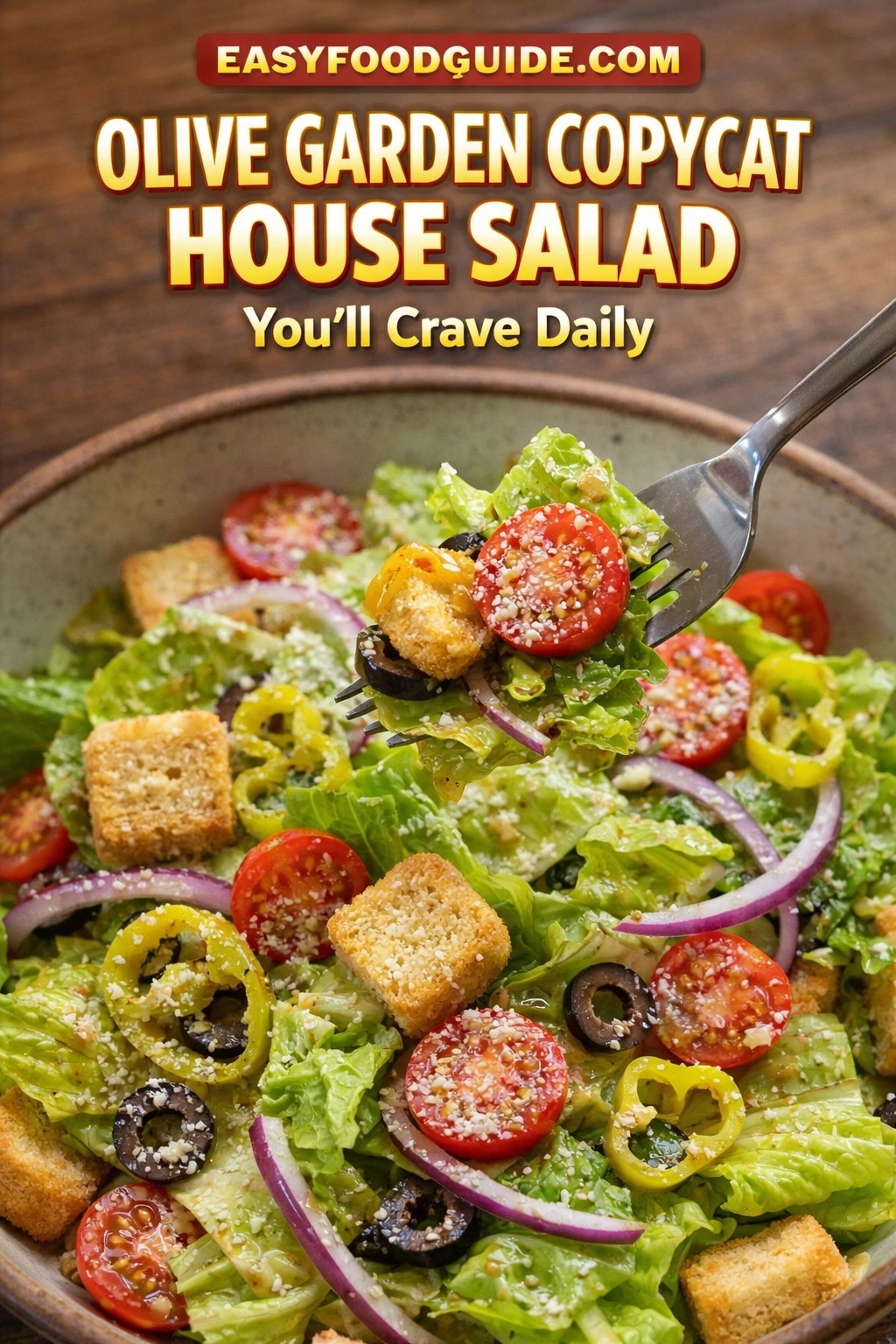 Olive Garden Copycat House Salad - Easy Food Guide